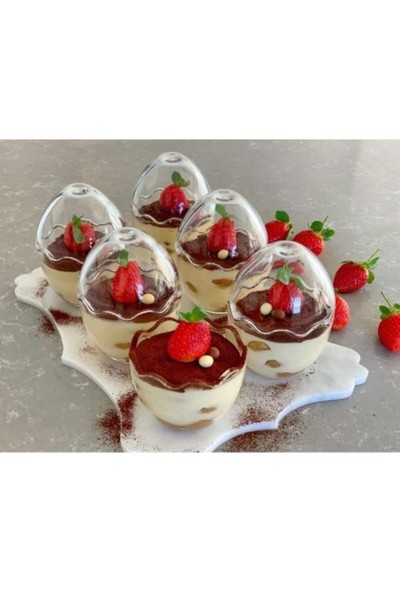 Glass Home 6'lı Cam Sunum Kupları