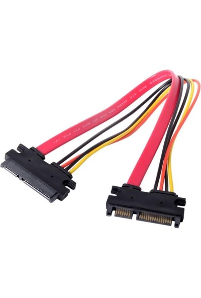 YKA Sata Uzatma Kablosu 20 cm Data+Power YKA Sata Uzatma Kablosu 20 cm Data+Power