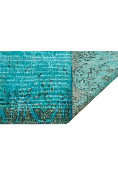 El Dokuma Vintage Eskitme Halı 143 x 256 cm 8746 El Dokuma Vintage Eskitme Halı 143 x 256 cm 8746