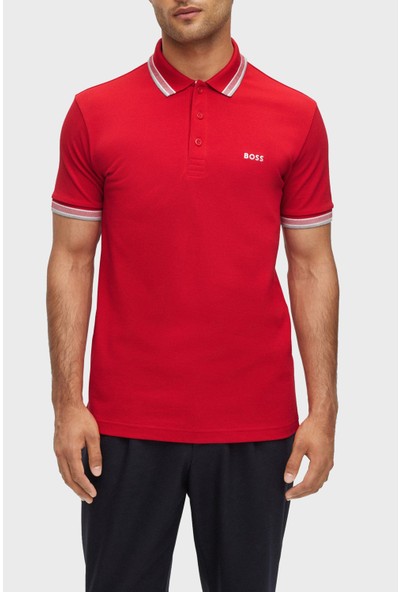 Boss Regular Fit Pamuklu Polo T Shirt Erkek Polo T Shirt 50469055 610