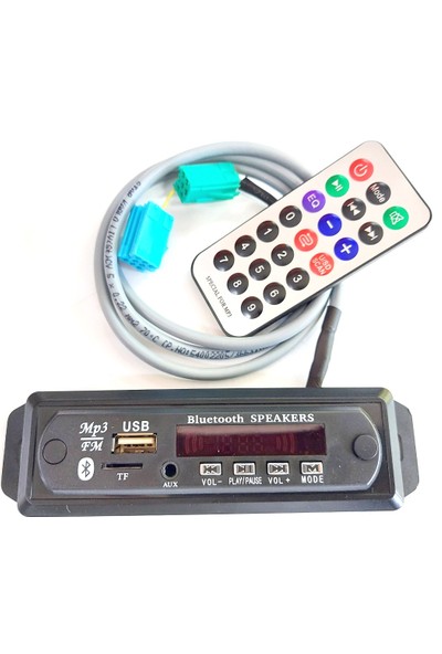 Autoline Renault Megane Clio Uyumlu Tak Çalıştır USB Aux Bluetooth Kit Autoline Renault Megane Clio Uyumlu Tak Çalıştır USB Aux Bluetooth Kit