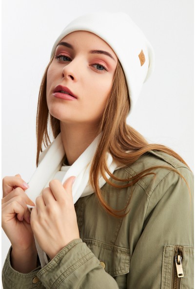 Butikgiz Beyaz Kadın Balıkçı Style Pamuklu Kaşkorse, Terletmez, Ultra Hafif, Yumuşak Bere Boyunluk Takım Butikgiz Beyaz Kadın Balıkçı Style Pamuklu Kaşkorse, Terletmez, Ultra Hafif, Yumuşak Bere Boyunluk Takım