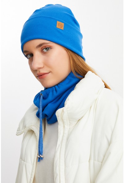 Butikgiz Mavi Kadın Balıkçı Style Pamuklu Kaşkorse, Terletmez, Ultra Hafif, Yumuşak Bere Boyunluk Takım Butikgiz Mavi Kadın Balıkçı Style Pamuklu Kaşkorse, Terletmez, Ultra Hafif, Yumuşak Bere Boyunluk Takım