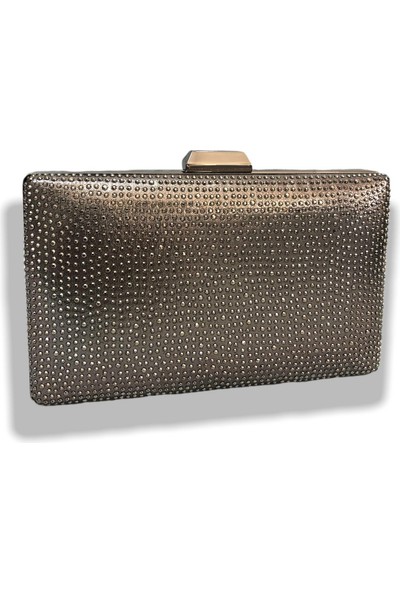 Elizabell Antrasit Taşlı Kutu Abiye Çanta Çift Taraflı Gece Çantası 20CM13  Taşlı ve Çupralı Elizabell Antrasit Taşlı Kutu Abiye Çanta Çift Taraflı Gece Çantası 20CM13  Taşlı ve Çupralı