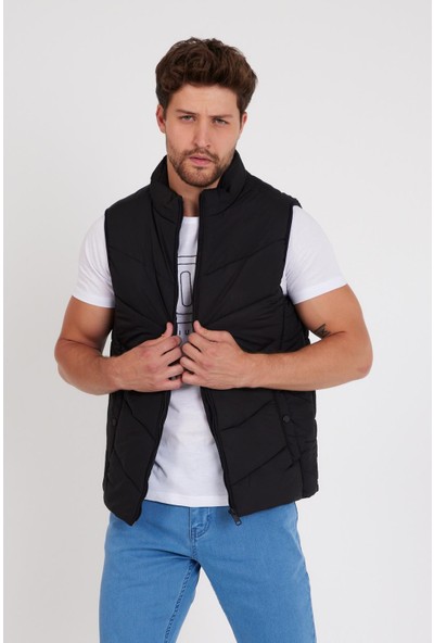 Rodi Standart Kalıp Dik Yaka Erkek Yelek DS23KE225441