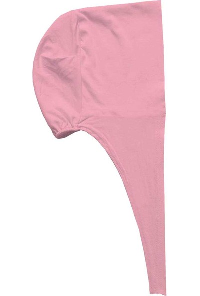 Tesettür Bone Bağcıklı Likralı Pudra Tesettür Bone Bağcıklı Likralı Pudra