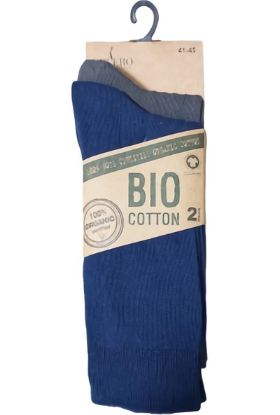 %98 Organik Pamuk 2'li Esnek Organik Erkek Çorap %98 Organik Pamuk 2'li Esnek Organik Erkek Çorap