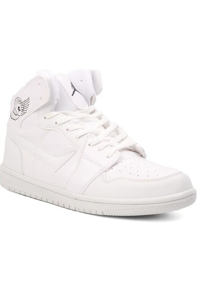 Lambırlent Beyaz Erkek Bilek Boy Sneaker Lambırlent Beyaz Erkek Bilek Boy Sneaker