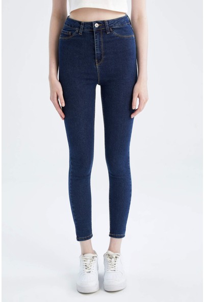 DeFacto Super Skinny Fit Yüksek Bel Jean PANTOLON Y2909AZ22AU DeFacto Super Skinny Fit Yüksek Bel Jean PANTOLON Y2909AZ22AU