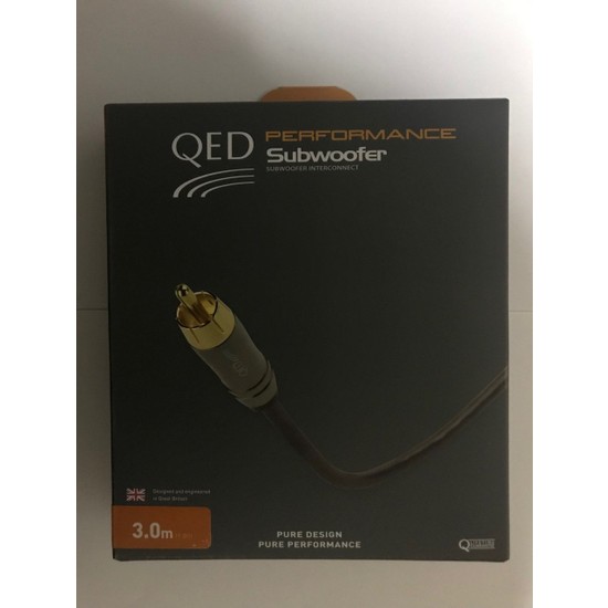 QED QE-6300 Performance Subwoofer Kablo 3 Metre Fiyatı