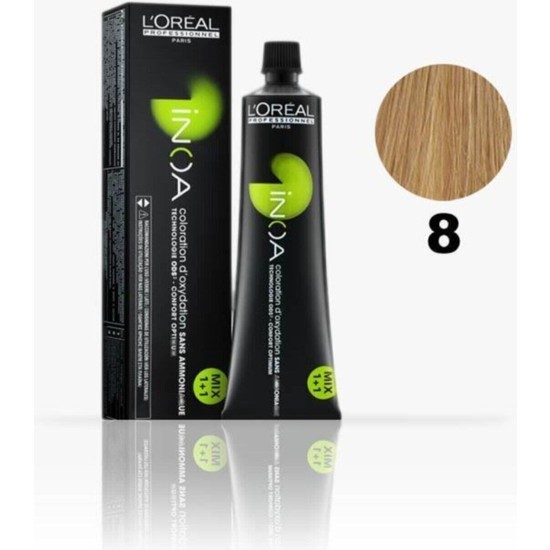 İNOA 8 Numara Koyu Sarı Saç Boyası 60 ml Fiyatı