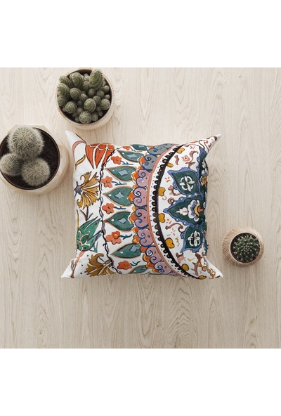 Paria Home Etnik Desen Renki Dekoratif Kırlent Kılıfı Paria Home Etnik Desen Renki Dekoratif Kırlent Kılıfı