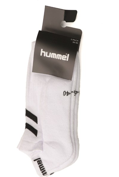 Hummel Midi 3'lü Beyaz Spor Çorap 970254-2000