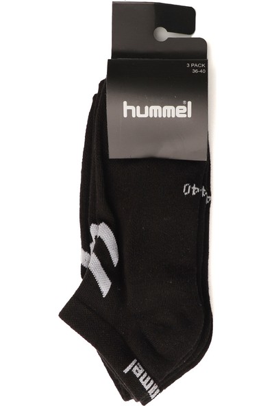 Hummel Midi 3'lü Siyah Spor Çorap 970254-2001