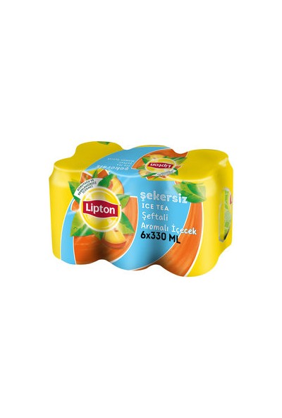 Lipton Ice Tea Şeftali Light Şekersiz Kutu 6X330 ml