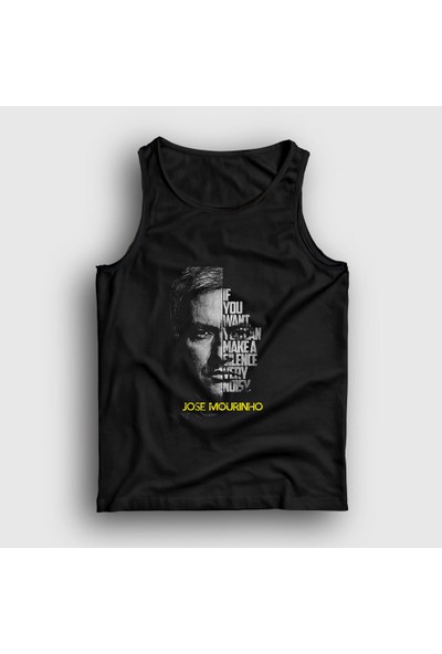 Presmono Unisex Siyah Silence Jose Mourinho Atlet Presmono Unisex Siyah Silence Jose Mourinho Atlet