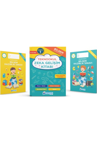 Teknookul 1. Sınıf Bilsem Sınavı Hazırlık Seti Seviye 1 Kitabı Teknookul 1. Sınıf Bilsem Sınavı Hazırlık Seti Seviye 1 Kitabı