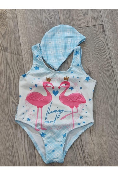 Kız Çocuk Baskılı Boneli Mayo 2705- Kız Çocuk Baskılı Boneli Mayo 2705-