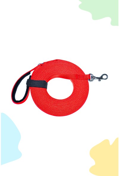 Pet's Go Eğitim Kayışı Renkli Uzun Iz Takip ve Çalışma 7,5 Metre