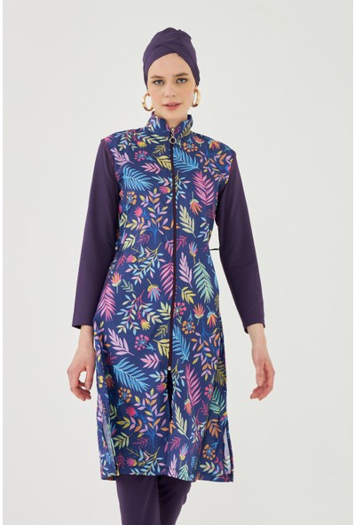 Tam Kapalı Tesettür Mayo Deniz Mayosu TD21-250 Tam Kapalı Tesettür Mayo Deniz Mayosu TD21-250