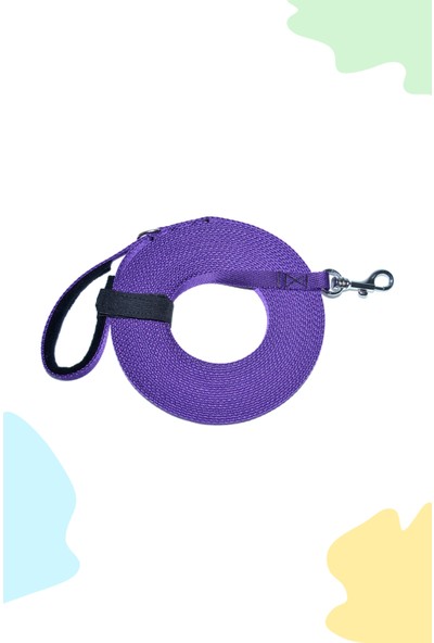 Pet's Go Eğitim Kayışı Renkli Uzun Iz Takip ve Çalışma 10 Metre