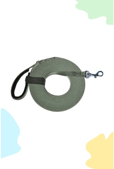 Pet's Go Eğitim Kayışı Renkli Uzun Iz Takip ve Çalışma 10 Metre