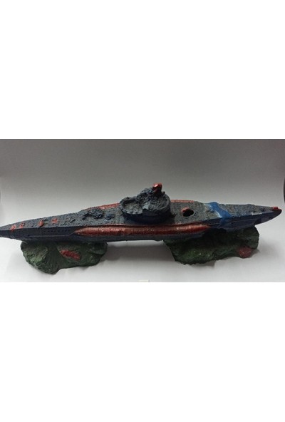 Canlipetshop Akvaryum Dekoru Gemi Deniz Altı (25 cm x 5 Cm) Canlipetshop Akvaryum Dekoru Gemi Deniz Altı (25 cm x 5 Cm)
