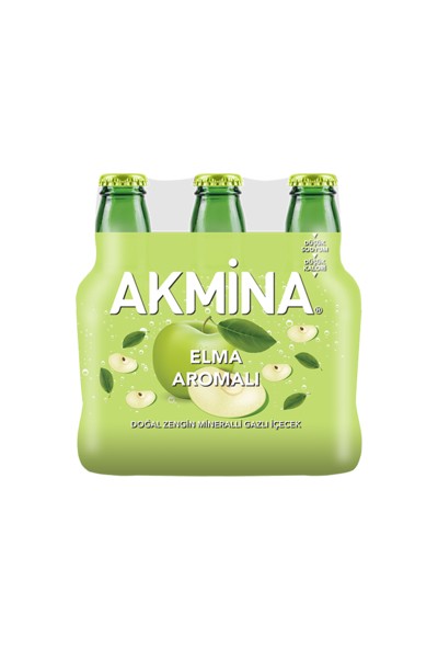 Akmina Elma Aromalı Maden Suyu 6X200 ml Akmina Elma Aromalı Maden Suyu 6X200 ml