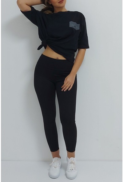 Fitilli Tayt Siyah Fitilli Tayt Siyah