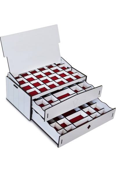 Design Otto Luna 64 Bölmeli Ahşap Kozmetik Makyaj Kolye Küpe Yüzük Takı Koleksiyon Saat Dikiş Aksesuar Tespih Kutusu Çok Amaçlı Düzenleyici Organizer Design Otto Luna 64 Bölmeli Ahşap Kozmetik Makyaj Kolye Küpe Yüzük Takı Koleksiyon Saat Dikiş Aksesuar Tespih Kutusu Çok Amaçlı Düzenleyici Organizer