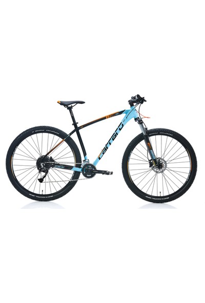 Carraro Bıg 2918 29 Jant 18 Vites 48 cm Hidrolik Disk Fren Dağ Bisikleti-Açık Mavi-Siyah-Turuncu Carraro Bıg 2918 29 Jant 18 Vites 48 cm Hidrolik Disk Fren Dağ Bisikleti-Açık Mavi-Siyah-Turuncu