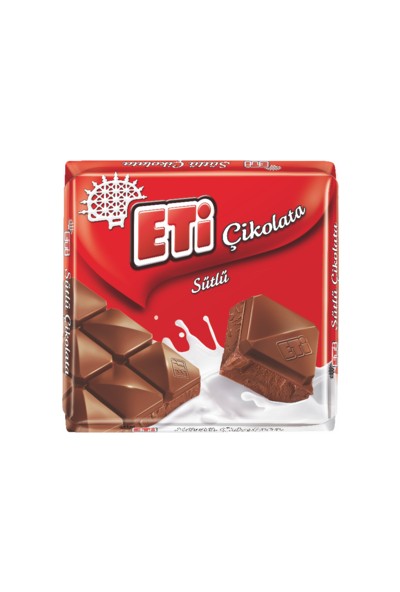 Eti Sütlü Kare Çikolata 65 G