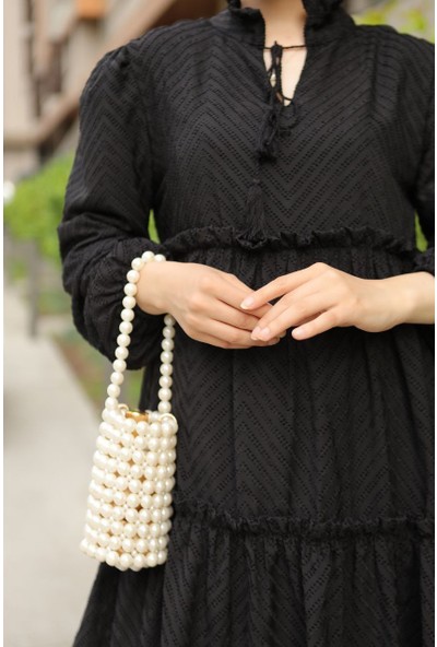 Afra Tekstil Fisto Uzun Bluz Yakalı 1342