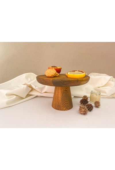 Homeyandlovey Koyu Meşe Masif Ahşap Sunum Tepsisi Homeyandlovey Koyu Meşe Masif Ahşap Sunum Tepsisi