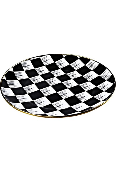 Taşev Emaye Servis Tabağı 32 cm