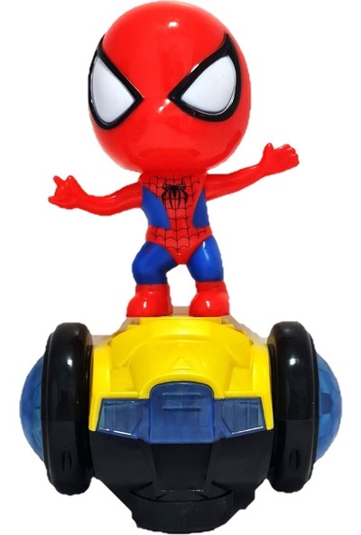 Spiderman Dön Dolaş Işıklı ve Sesli 24CM
