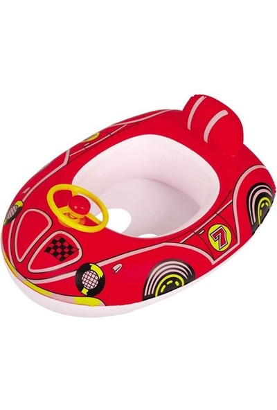 Direksiyon Kornalı Oturaklı Çocuk Botu 2 Renkli Havuz Flatörü