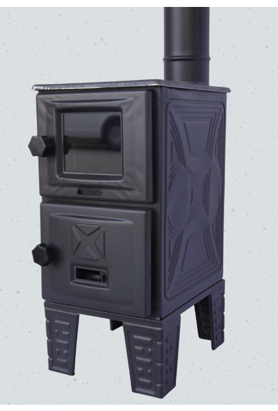 Özçancı Battal Boy Camlı Fırınsız Kuzine Soba Fırınsız Özçancı Battal Boy Camlı Fırınsız Kuzine Soba Fırınsız