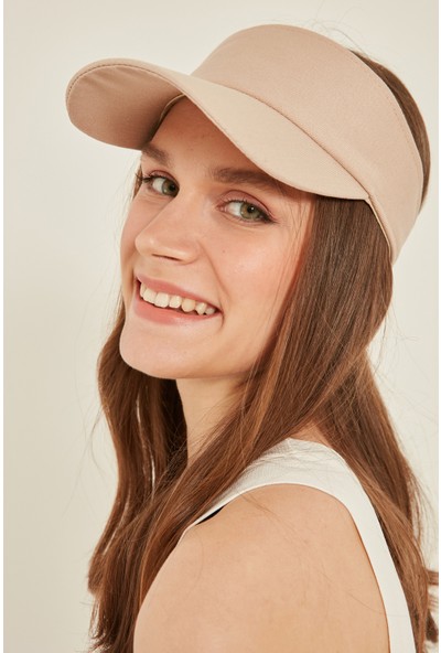 Y-London 13363 Bej Tenisçi Şapkası Nwvizör Y-London 13363 Bej Tenisçi Şapkası Nwvizör