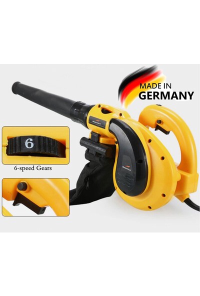 Rebellisch Germany Mosquito Series 5400W Devir Ayarlı Isınmaz Metal Şanzıman Hava Körüğü Makinası Emme Özellikli Rebellisch Germany Mosquito Series 5400W Devir Ayarlı Isınmaz Metal Şanzıman Hava Körüğü Makinası Emme Özellikli