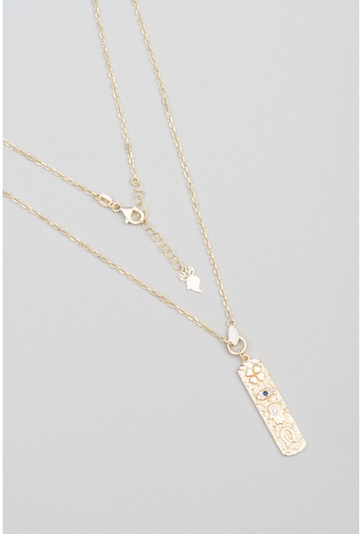 So CHIC Antik Mısır 18 Ayar Sarı Altın Kaplama 55 cm Gümüş Şans Kolye So CHIC Antik Mısır 18 Ayar Sarı Altın Kaplama 55 cm Gümüş Şans Kolye