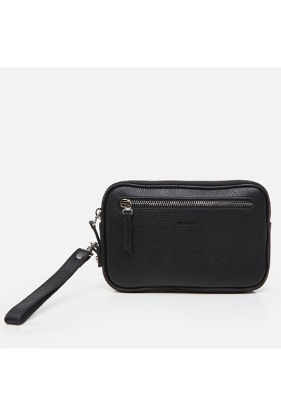 Bond Non 04CAH245360A100 HAKIKI Deri Siyah Erkek Çanta