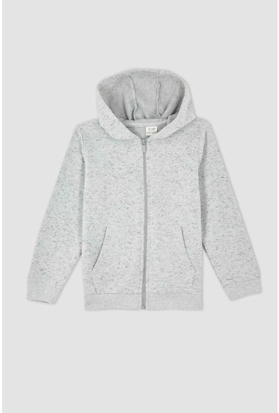 DeFacto Erkek Çocuk Regular Fit Basic Kapüşonlu Içi Yumuşak Tüylü Sweat HIRKA U5813A622AU DeFacto Erkek Çocuk Regular Fit Basic Kapüşonlu Içi Yumuşak Tüylü Sweat HIRKA U5813A622AU