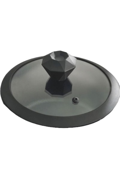Karaca Diamond Cam Kapak 28 cm ve Kulpla Beraber Karaca Diamond Cam Kapak 28 cm ve Kulpla Beraber