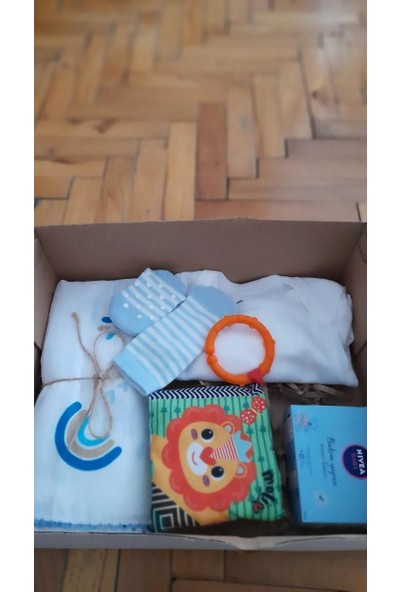Aniela Baby Erkek Bebek5 Parça Hediyelik Aniela Baby Erkek Bebek5 Parça Hediyelik