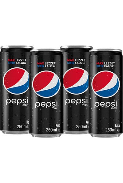 Pepsi Max 4 x 250 ml