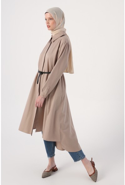 ALLDAY Kemerli Salaş Gömlek Tunik