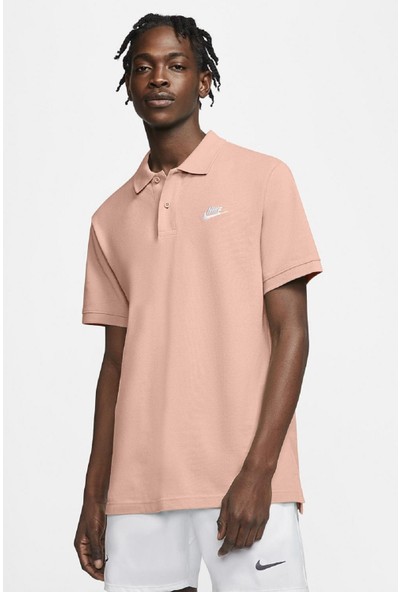Nike Sportswear Polo Tee Cotton Pamuklu Somon Polo Tişört