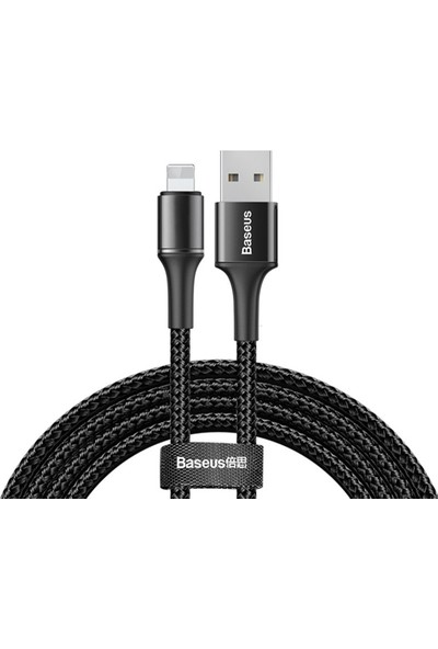 Baseus Halo 1.5A Lightning 2 Metre Şarj Kablosu Siyah Baseus Halo 1.5A Lightning 2 Metre Şarj Kablosu Siyah