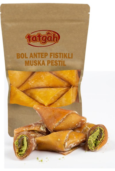 Tatgah Gümüşhane Bol Antep Fıstıklı Muska Pestil 1000 gr Tatgah Gümüşhane Bol Antep Fıstıklı Muska Pestil 1000 gr